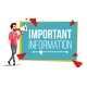 Important Information Banner Vector. Businessman, Vectors | GraphicRiver