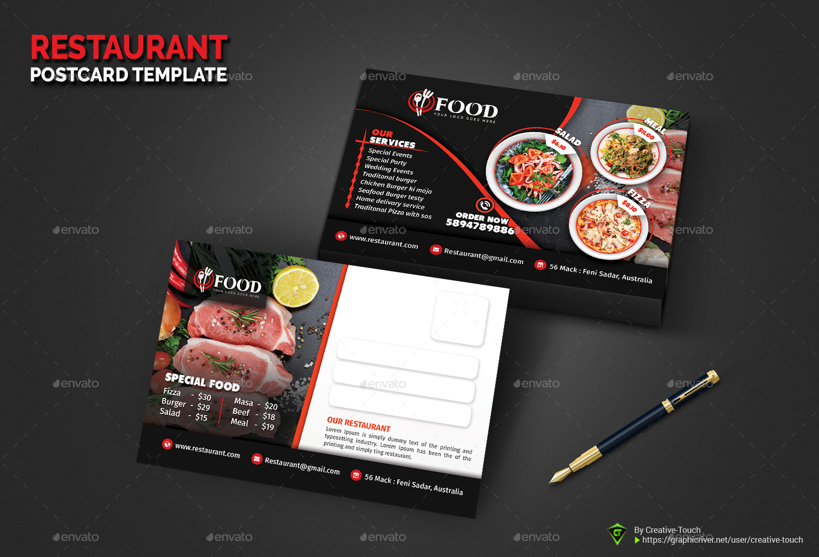 Restaurant Advertising Bundle Vol.2, Print Templates | GraphicRiver