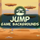 Jump 2D Game Backgrounds, Game Assets | GraphicRiver