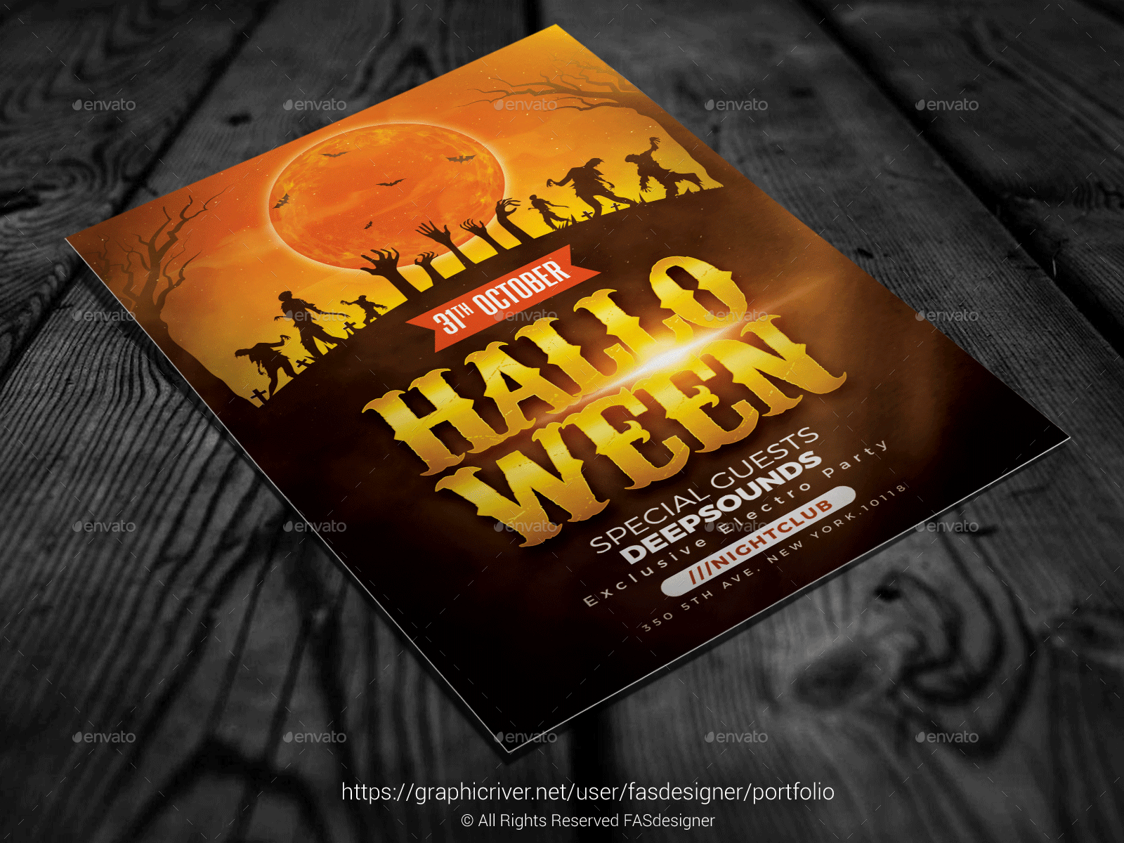 Halloween Flyer, Print Templates | GraphicRiver