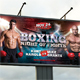 Boxing Outdoor Banner, Print Templates | GraphicRiver