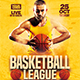 Basketball League Flyer, Print Templates | GraphicRiver
