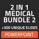 2 in 1 Medical and Healthcare PowerPoint Bundle 2, Presentation Templates