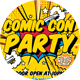 Comic Con Party Flyer, Print Templates | GraphicRiver