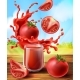 Vector Tomato Juice in Glass, Vectors | GraphicRiver