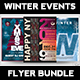 Winter Events Flyer Bundle V3 by lou606 | GraphicRiver