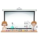 Border Template With Kids In Science Lab, Vectors | GraphicRiver
