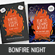 Bonfire Night Poster / Flyer, Print Templates | GraphicRiver