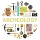 Archaeology Icon Set Vector Isolated Illustration, Vectors | GraphicRiver