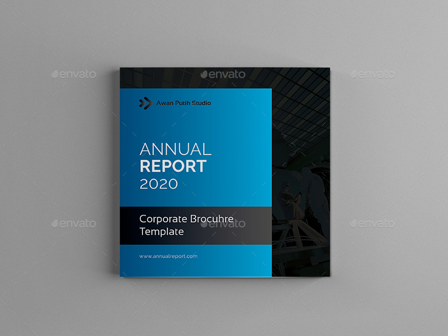 Square Annual Report, Print Templates | GraphicRiver