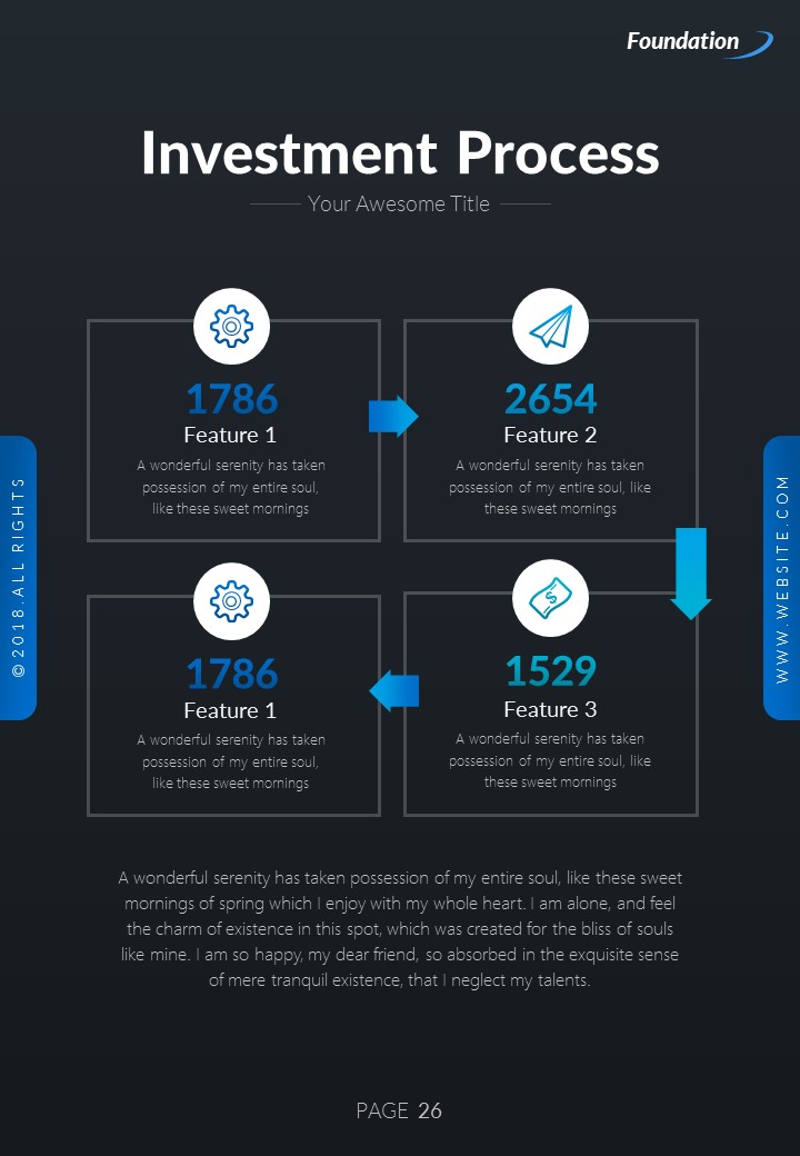 Foundation Portrait Presentation Template, Presentation Templates ...