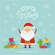 Happy Santa with Colored Presents, Vectors | GraphicRiver