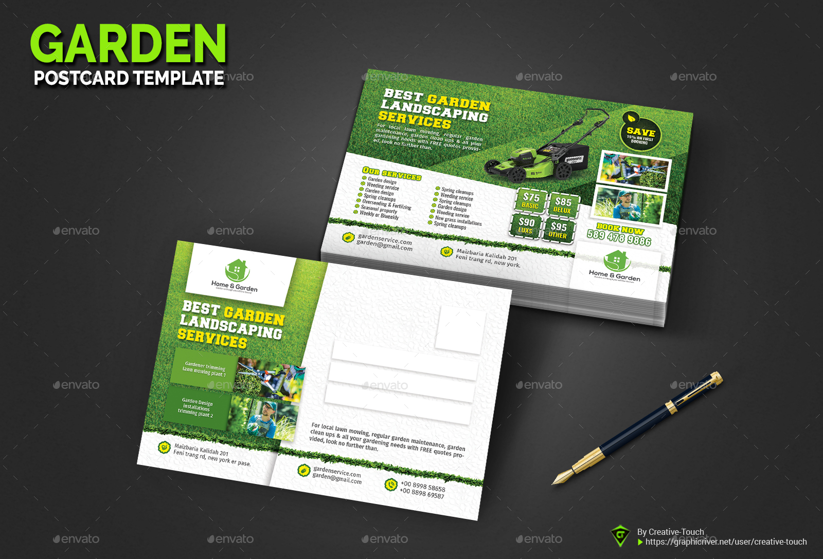 Garden Landscape Advertising Bundle Vol.3, Print Templates | GraphicRiver