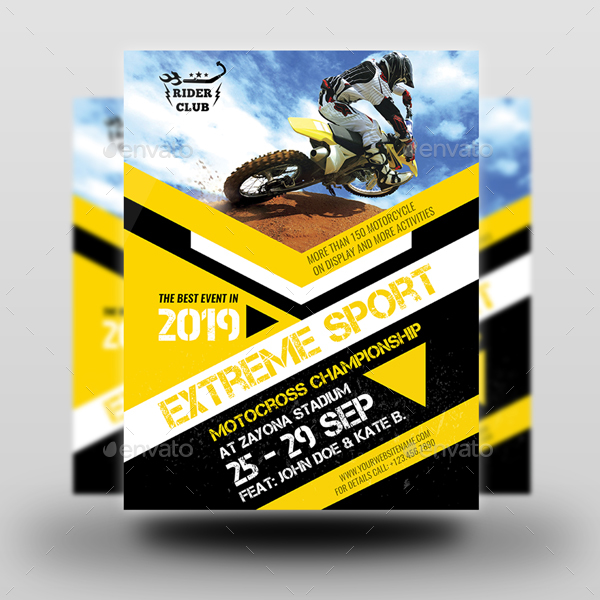 Extreme Sport Advertising Bundle, Print Templates | GraphicRiver