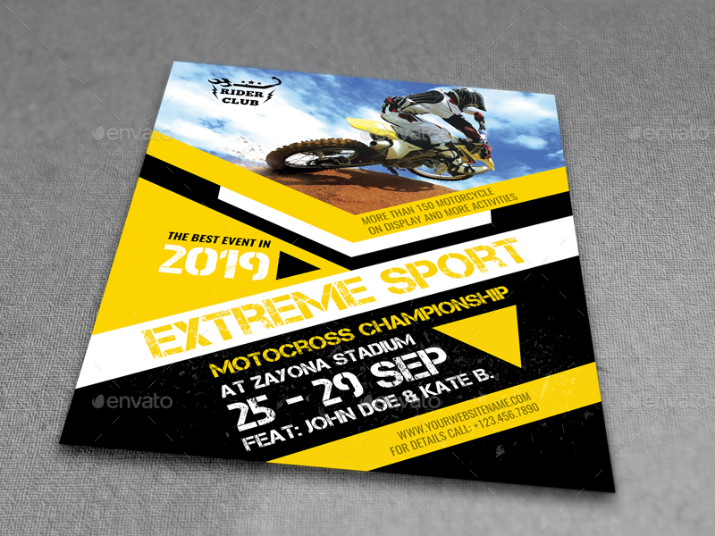 Extreme Sport Advertising Bundle, Print Templates | GraphicRiver