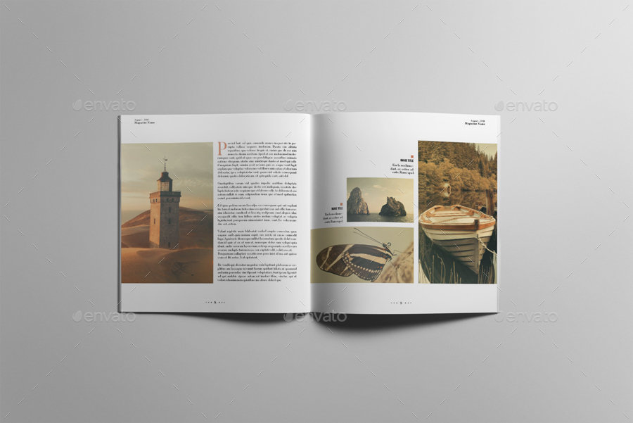 Multipurpose Square Magazine Template, Print Templates | GraphicRiver