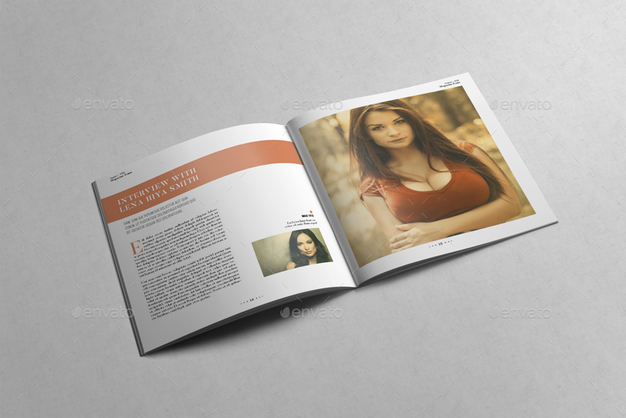 Multipurpose Square Magazine Template, Print Templates | GraphicRiver
