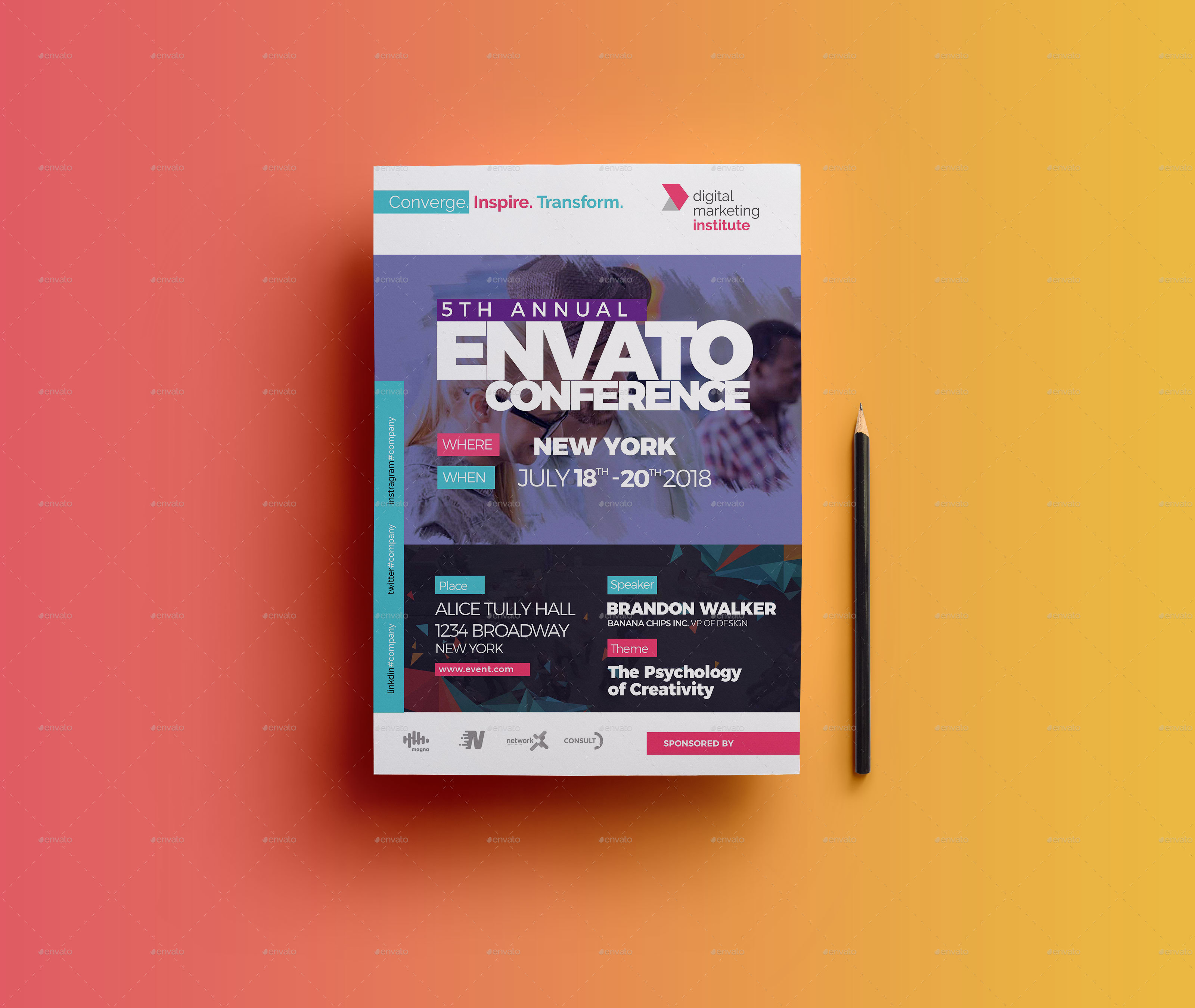 Event/Conference Flyer Bundle, Print Templates | GraphicRiver