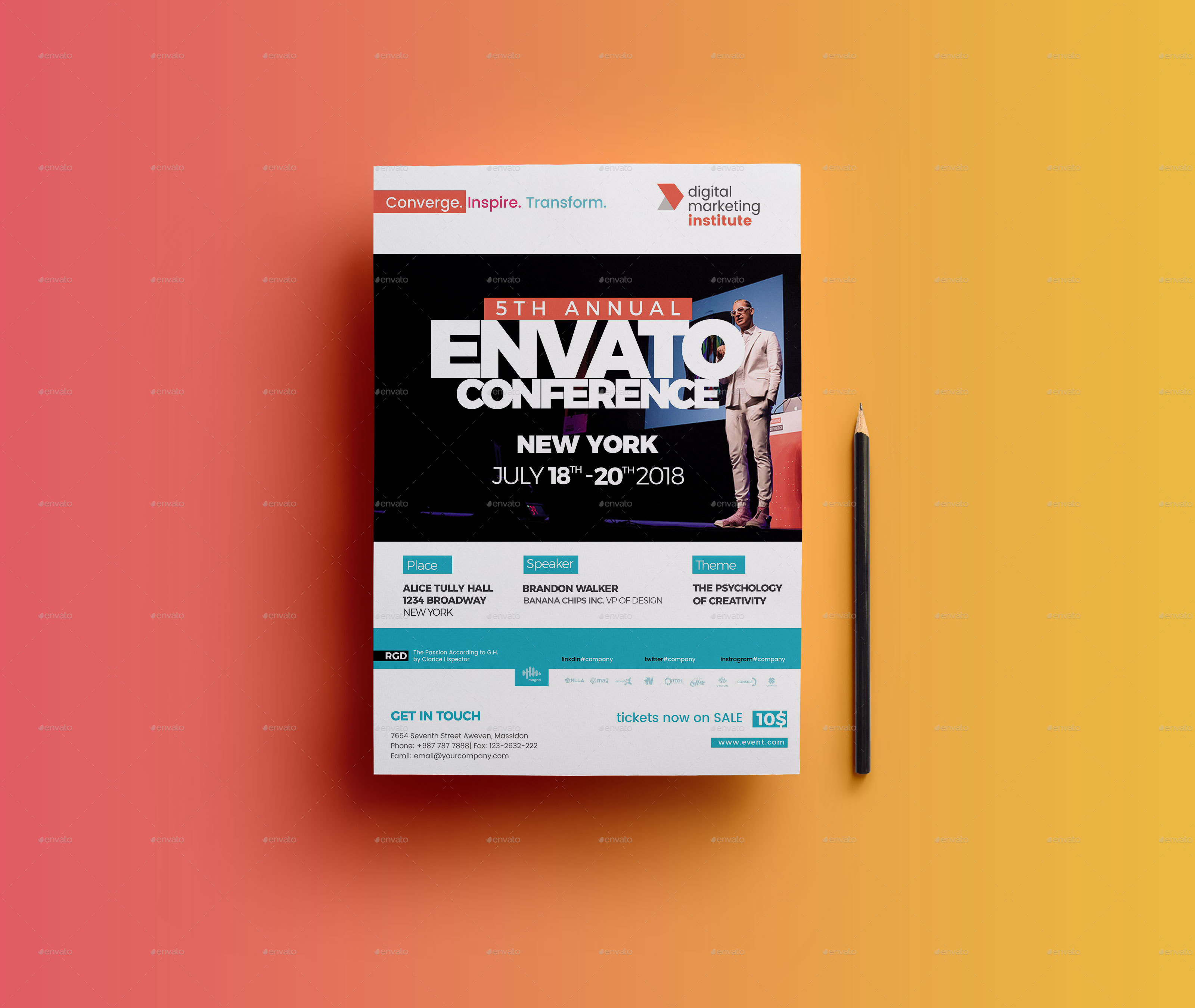 Event/Conference Flyer Bundle, Print Templates | GraphicRiver