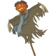 Jack-O-Lantern Scarecrow for Halloween, Vectors | GraphicRiver