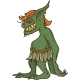 Green Goblin or Troll Side View, Vectors | GraphicRiver