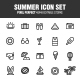 Summer Icon Set by JASSONKIZ | GraphicRiver