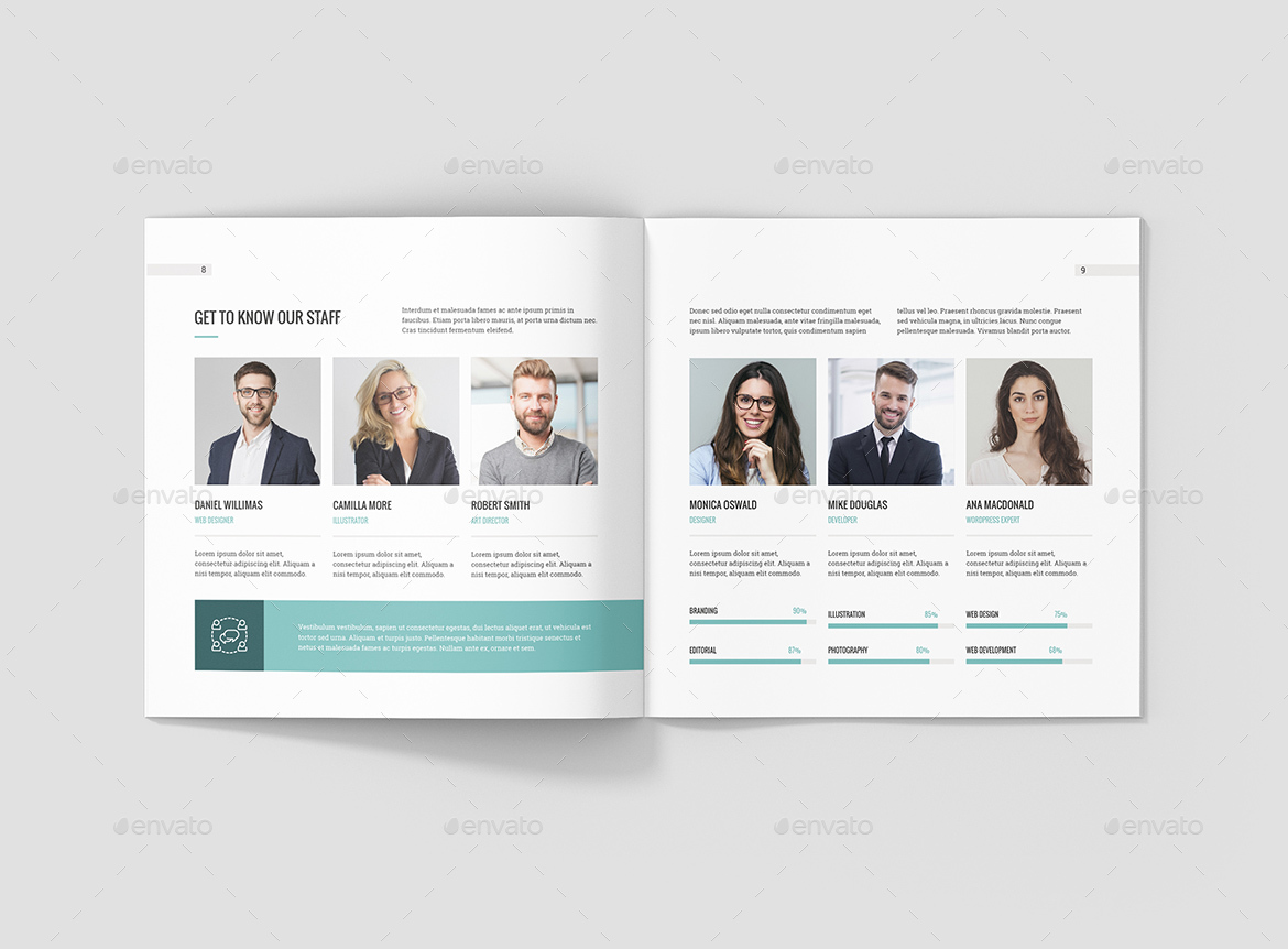 Kreatywnie – Creative Agency Profile Bundle 3 in 1, Print Templates