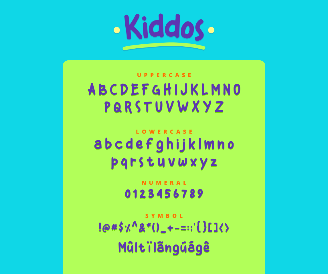 Kiddos Fun Handwritten Font, Fonts | GraphicRiver