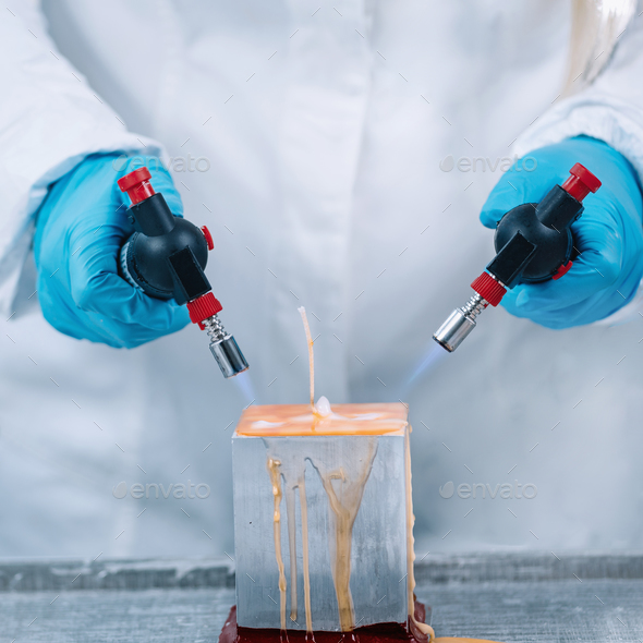 Candle Making Process Stock Photo by microgen | PhotoDune