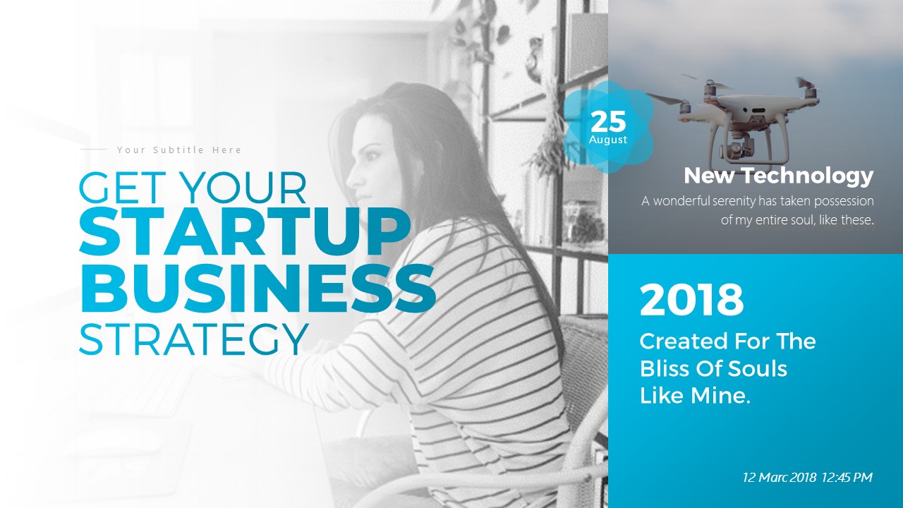 Grow-Tech Startup PowerPoint Presentation Template, Presentation Templates