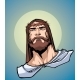 Jesus Portrait Icon, Vectors | GraphicRiver