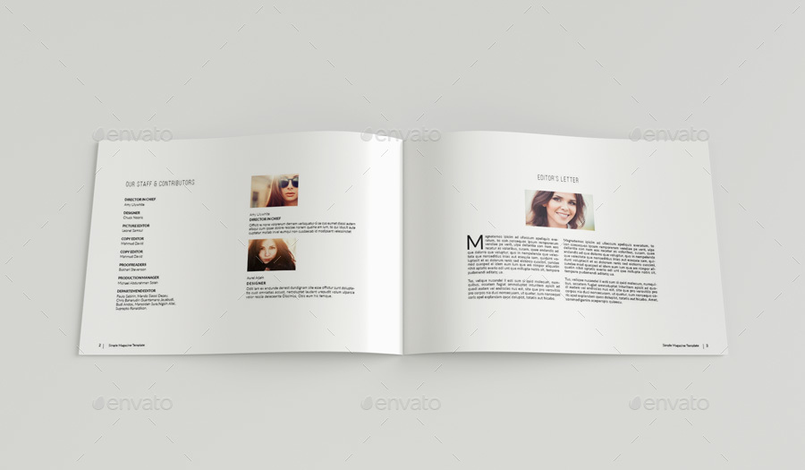 Landscape Magazine Template III, Print Templates | GraphicRiver