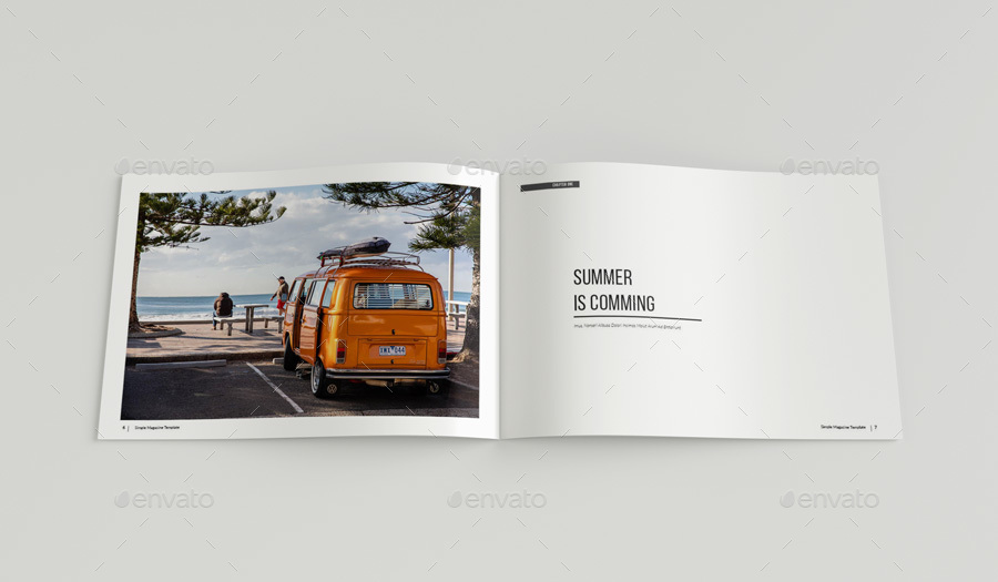 Landscape Magazine Template III, Print Templates | GraphicRiver