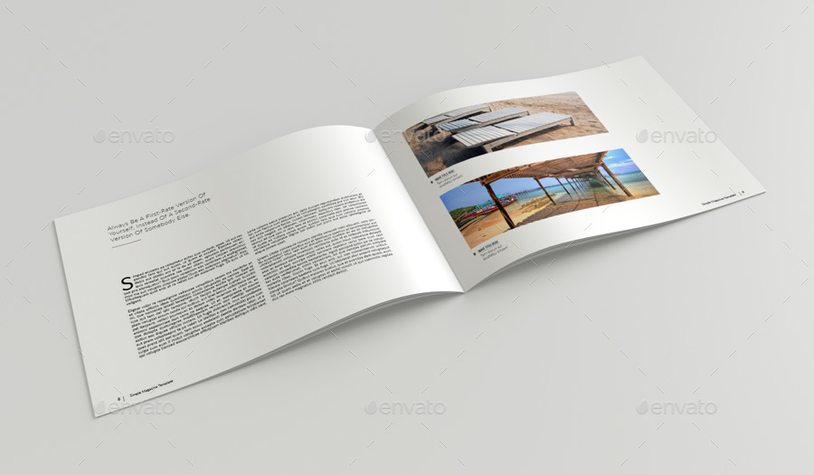 Landscape Magazine Template III, Print Templates | GraphicRiver