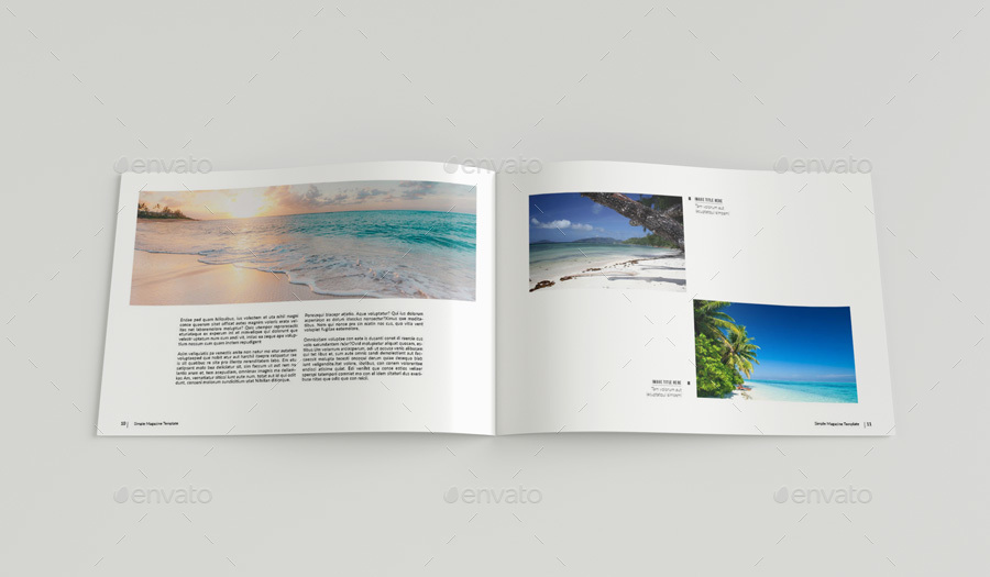 Landscape Magazine Template III, Print Templates | GraphicRiver