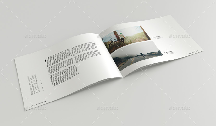 Landscape Magazine Template III, Print Templates | GraphicRiver