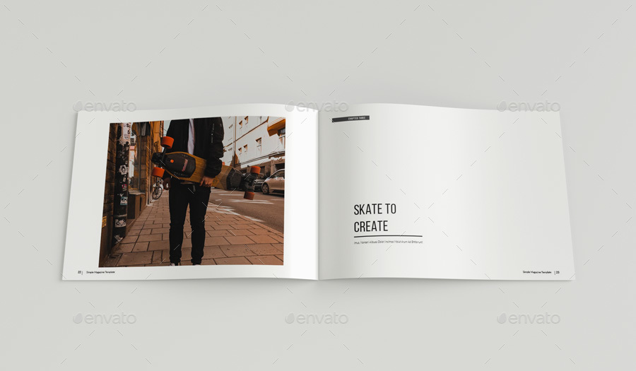 Landscape Magazine Template III, Print Templates | GraphicRiver