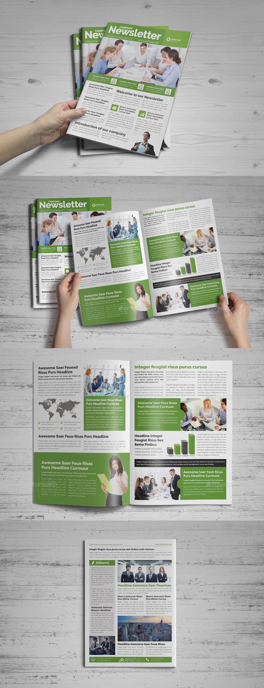 Newsletter Design Bundle, Print Templates | GraphicRiver