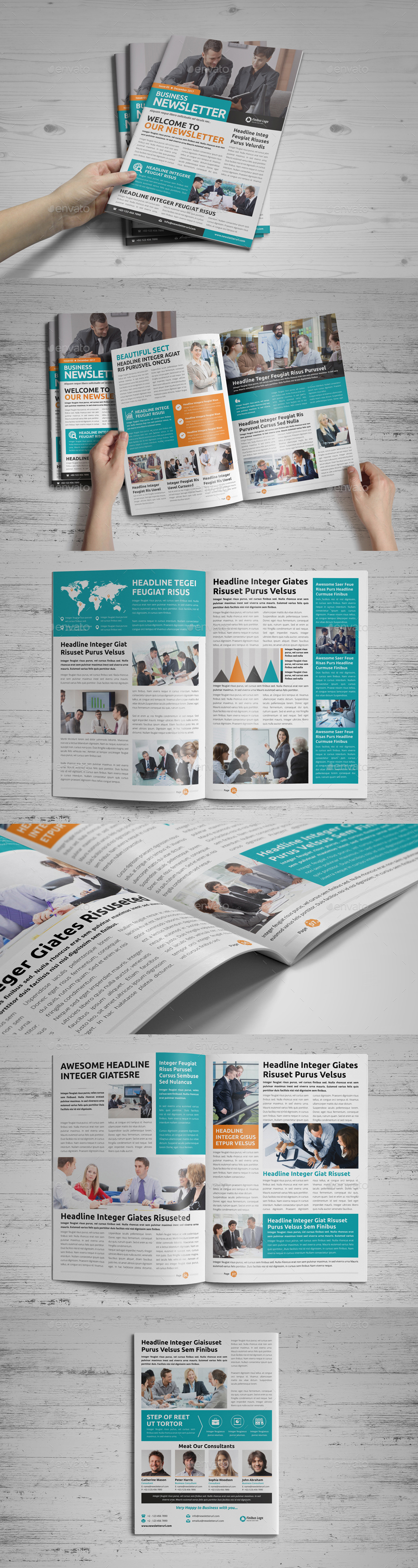 Newsletter Design Bundle, Print Templates | GraphicRiver