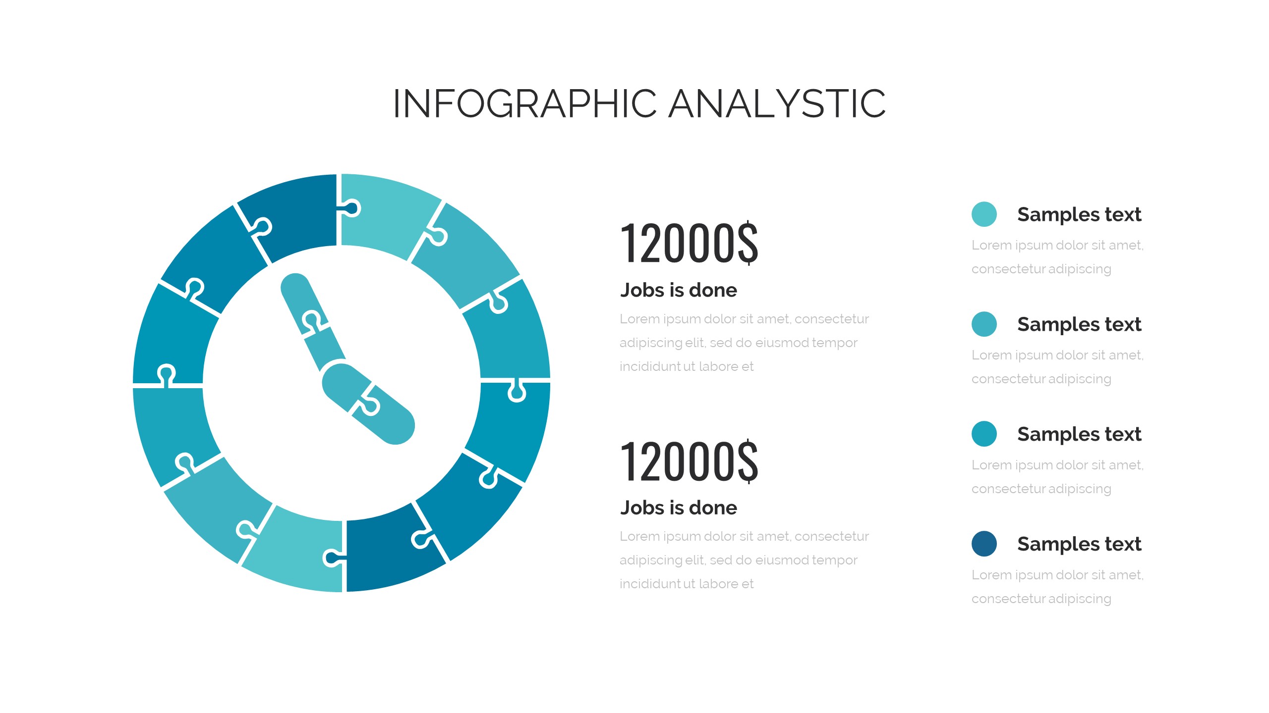 Modern Data Pitch Deck Powerpoint Template, Presentation Templates