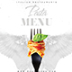 Pasta Menu, Print Templates | GraphicRiver