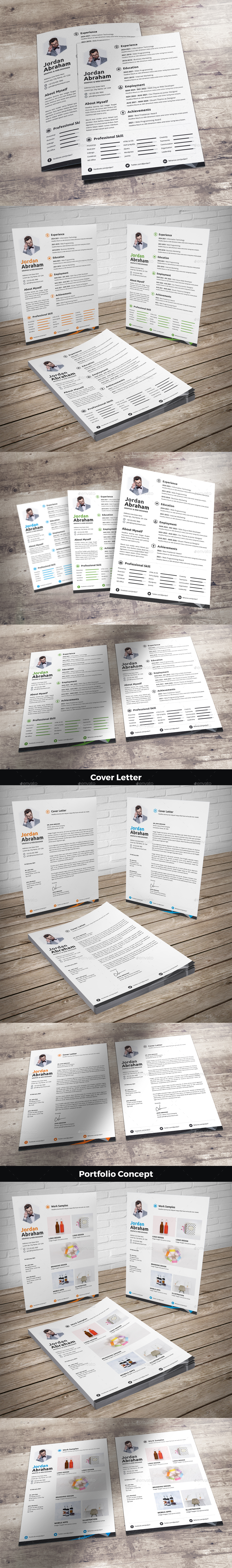 Resume CV Design Bundle, Print Templates | GraphicRiver