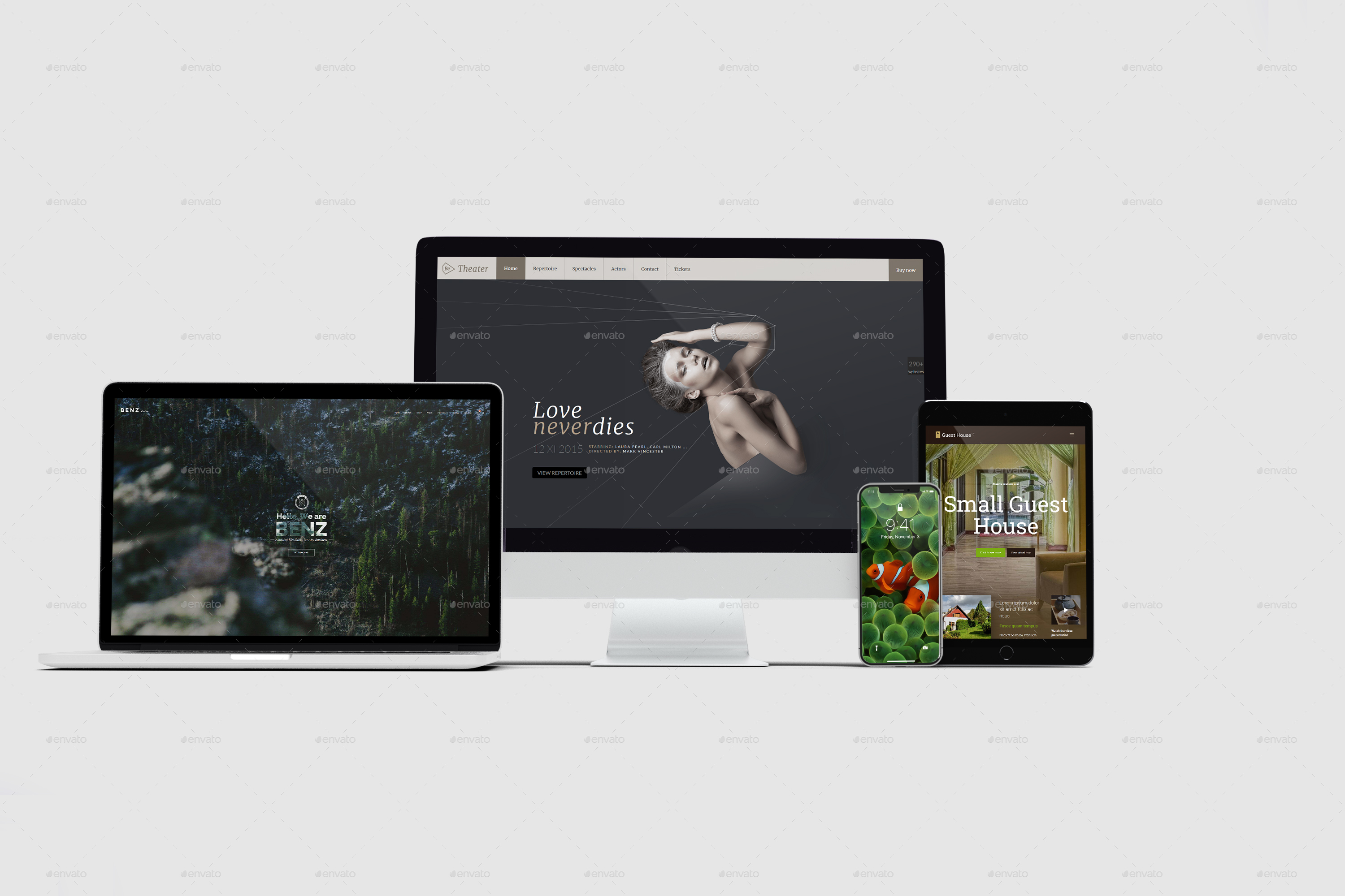 Multi Devices Responsive Website Mockup Bundle, Graphics | GraphicRiver