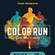 Color Run Flyer, Print Templates | GraphicRiver