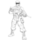 Soldier Line Art, Vectors | GraphicRiver