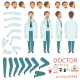Male Doctor Animation. Hospital Staff Character, Vectors | GraphicRiver