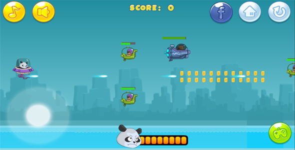 Panda Space Adventure by bnagames | CodeCanyon