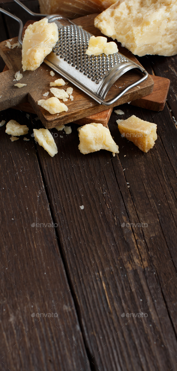 Aged parmesan cheese Stock Photo by katrinshine | PhotoDune