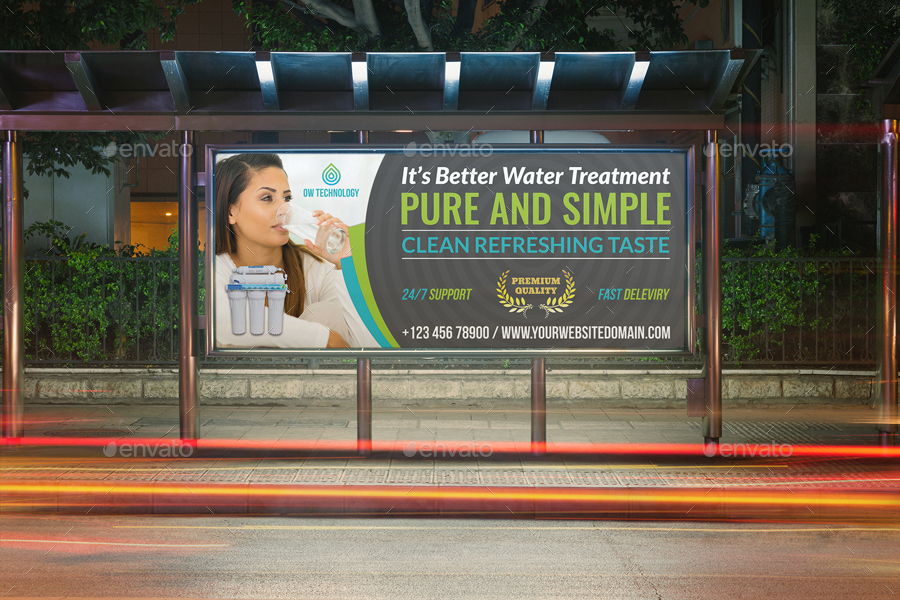 Water Treatment Services Advertising Bundle, Print Templates | GraphicRiver