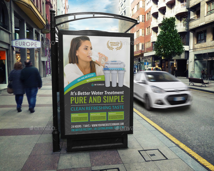 Water Treatment Services Advertising Bundle, Print Templates | GraphicRiver